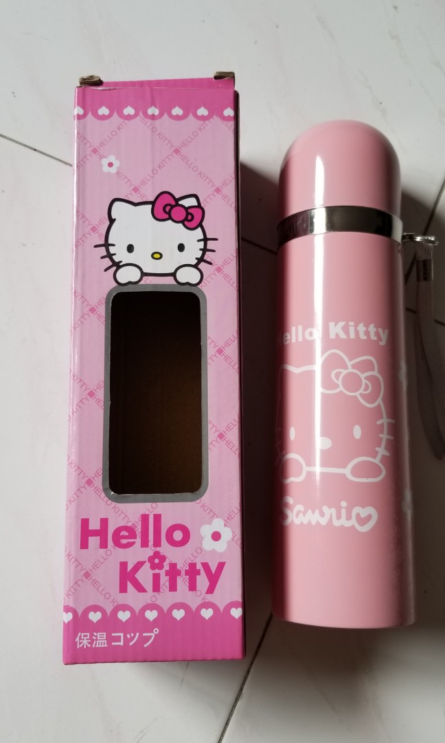 Brand new Hello Kitty Thermal Flask, Furniture & Home Living, Kitchenware & Tableware, Water ...