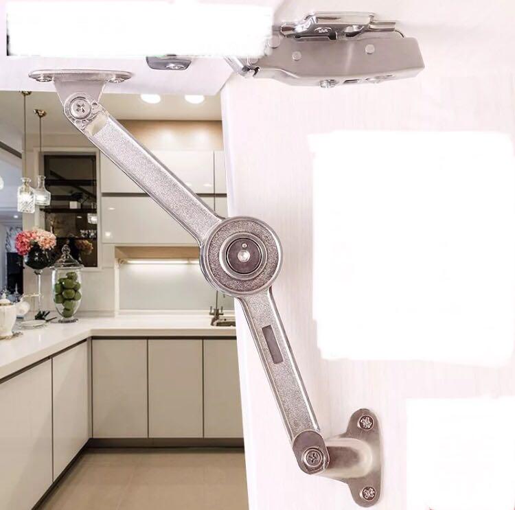 Cabinet Door Arm (Stoppable at ANY angle), Furniture & Home Living ...