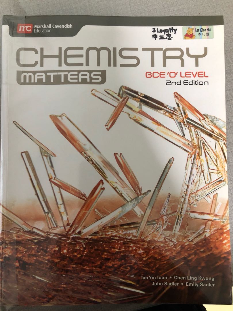 Chemistry Matters textbook, Hobbies & Toys, Books & Magazines ...
