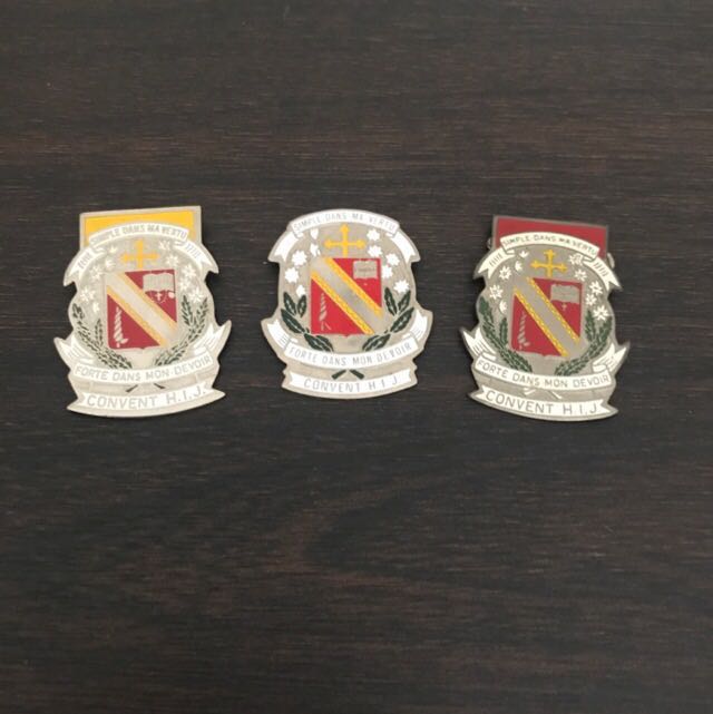 CHIJ School Badges (1990s), Hobbies & Toys, Memorabilia & Collectibles ...