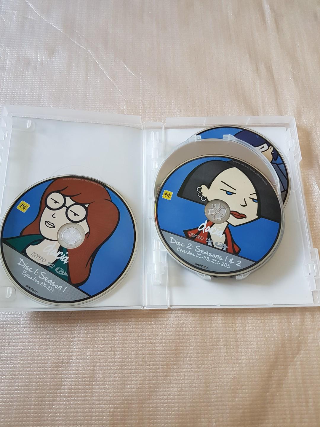 Daria The Complete Animated Series On Dvd 8 Discs Electronics Others On Carousell