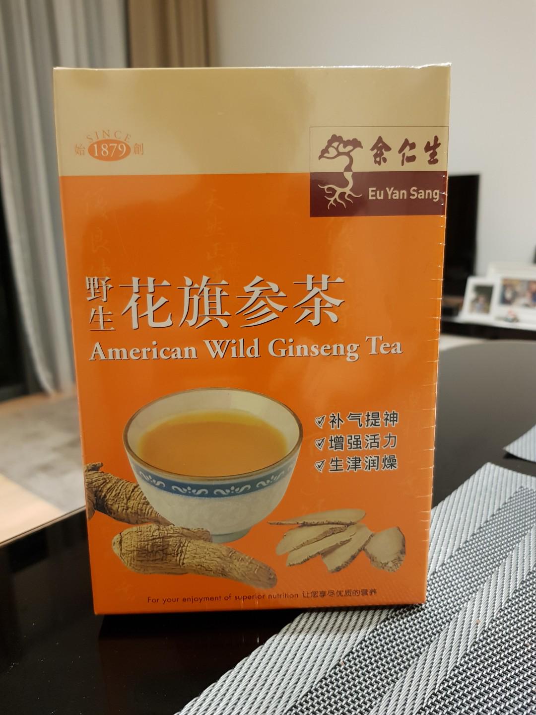 EU YAN SANG - AMERICAN WILD GINSENG TEA 24 BAGS, Health & Nutrition ...