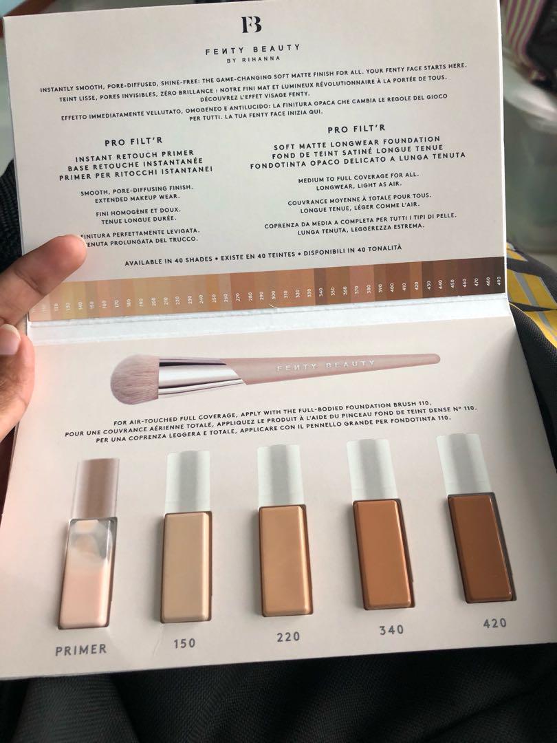 Fenty beauty sample set, Beauty & Personal Care, Face, Makeup on Carousell