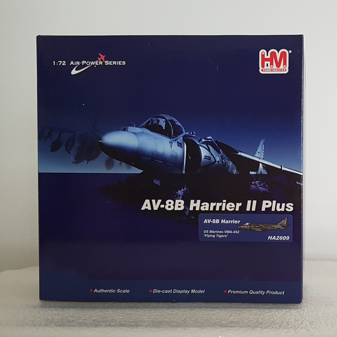 Hobby Master 1:72 AV-8B Harrier II (HA2609), Hobbies & Toys, Toys ...