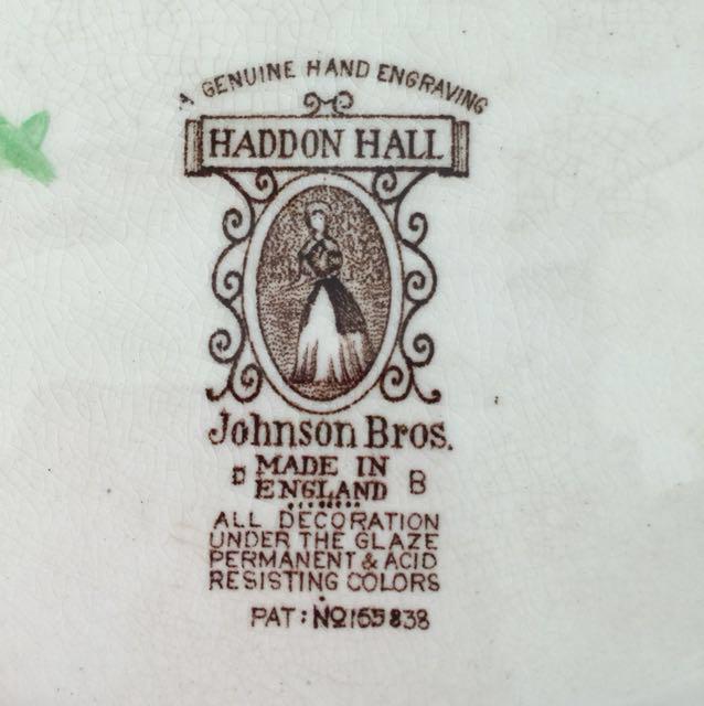 Johnson Brothers Haddon Hall Dinner Plate - Multi Transferware (1676 ...