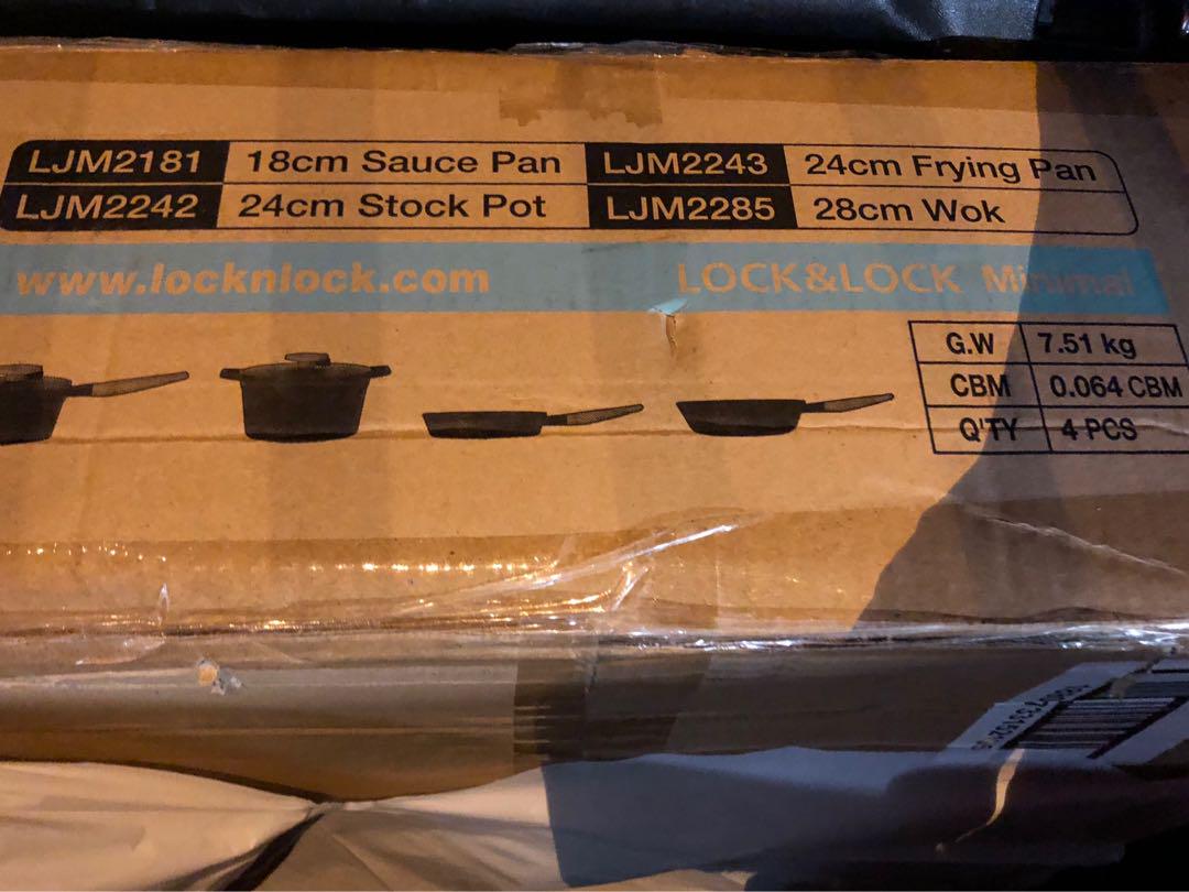 Lock & Lock Minimal Cookware, Furniture & Home Living, Kitchenware ...