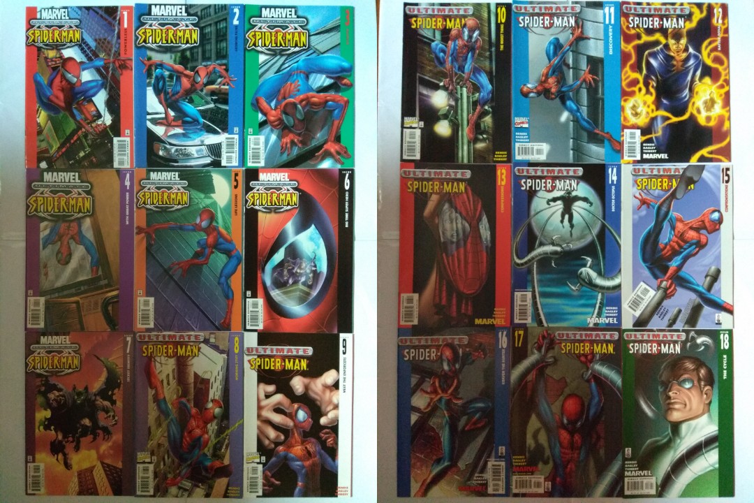Marvel Ultimate Spider-Man Issues 1 To 111 Full Set, Hobbies & Toys ...