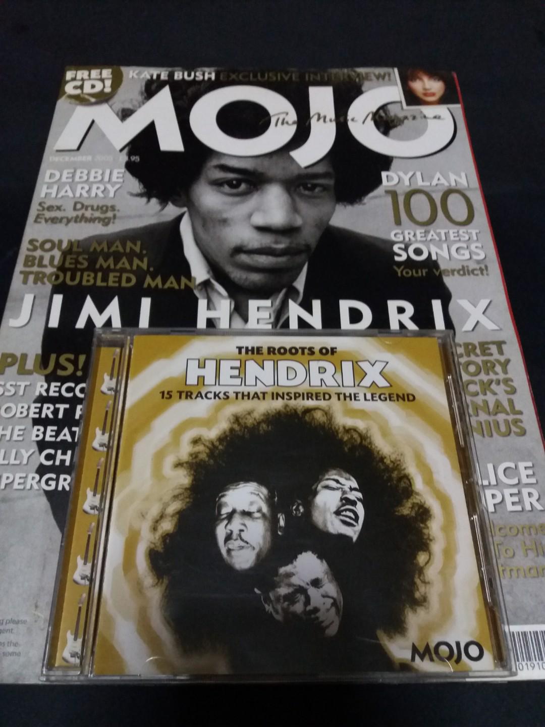 mojo music rock magazine (Jimi Hendrix) 2005 with free cd, Hobbies ...