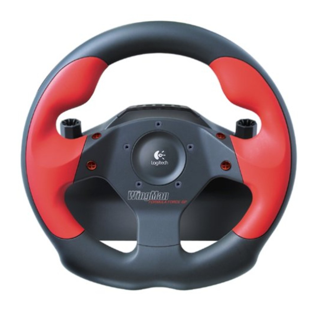 PC Logitech Wingman Formula Force GP Racing Wheel with Pedals (Mint ...