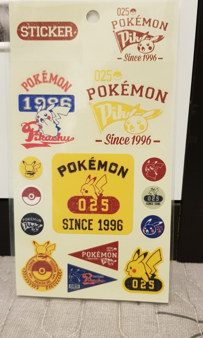 Pokemon College Stickers, Hobbies & Toys, Stationery & Craft ...