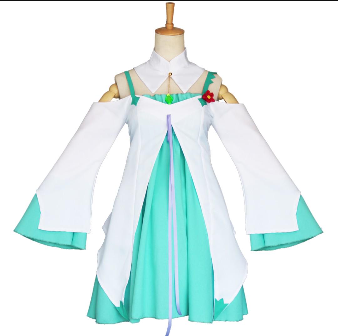 Re: Zero Emilia Casual Cosplay Costume, Hobbies & Toys, Memorabilia ...