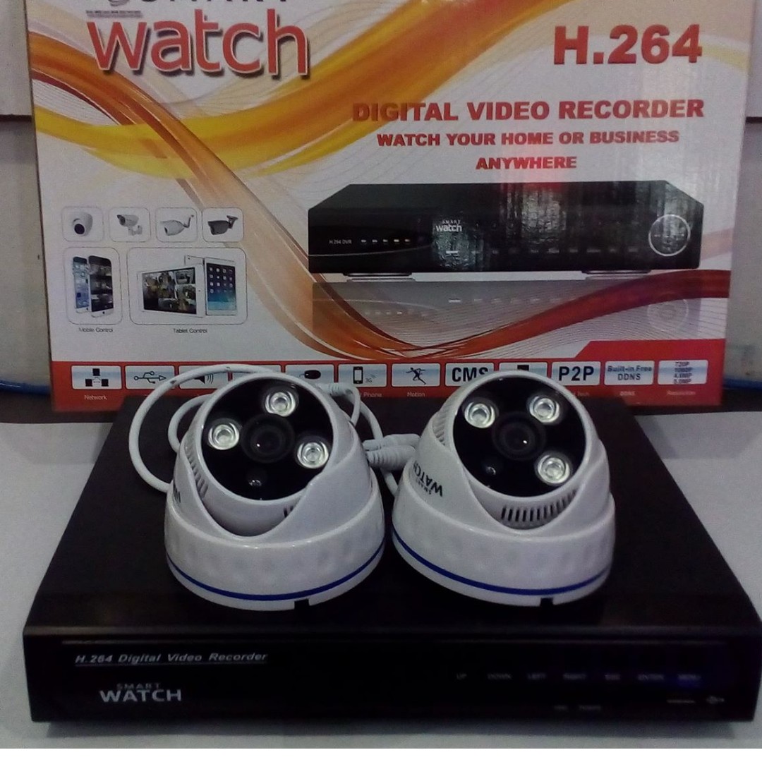 SMART WATCH CCTV PACKAGE 1080P RESOLUTION CAMERA, Furniture & Home ...