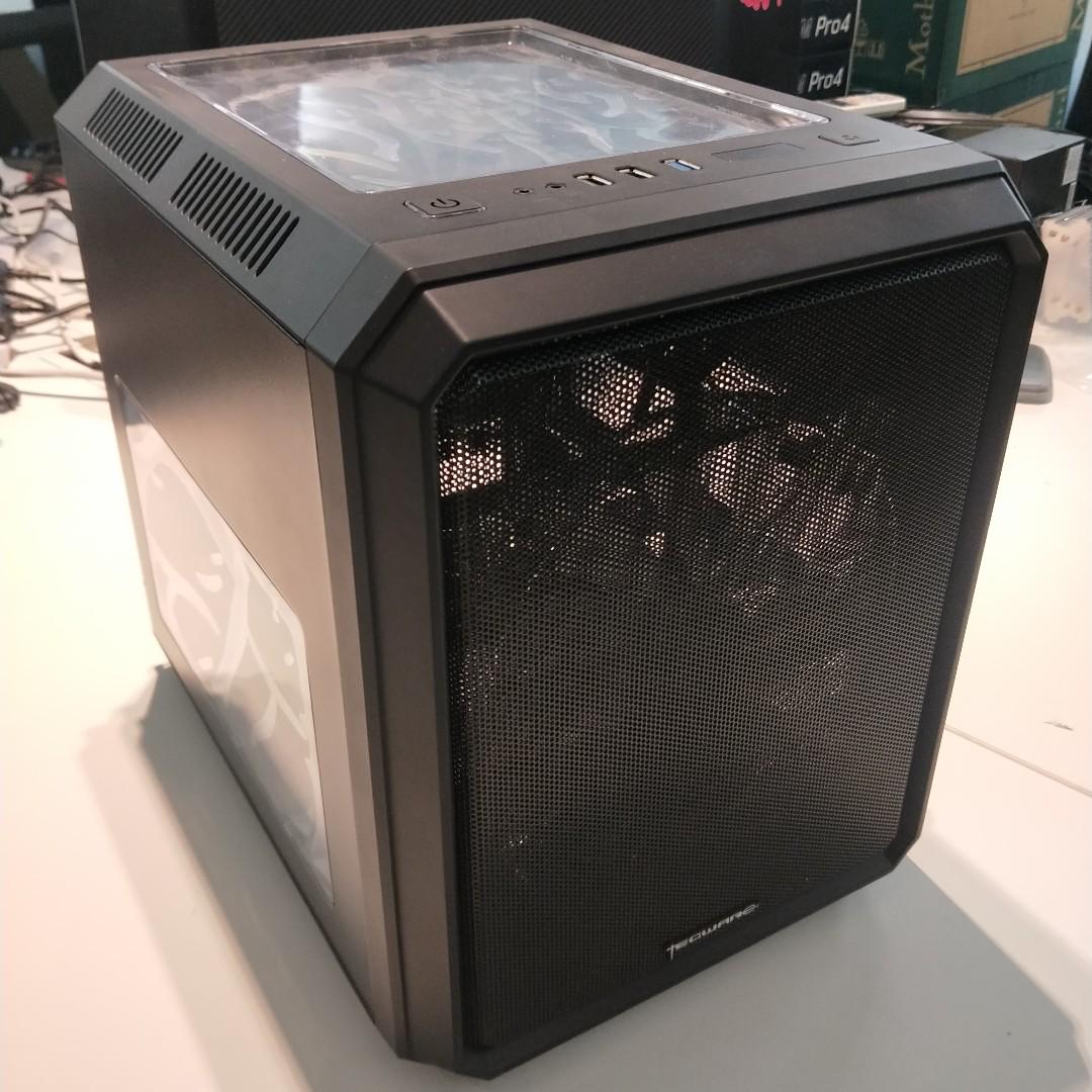 Tecware Quad mini cube Referbished ITX/mATX case (RE041), Computers ...