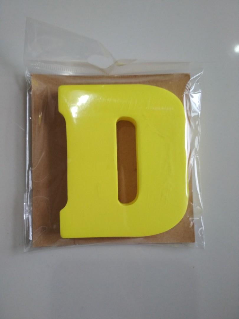 Typo Alphabet Post-It Sticky Note Pad (Letter D), Hobbies & Toys ...