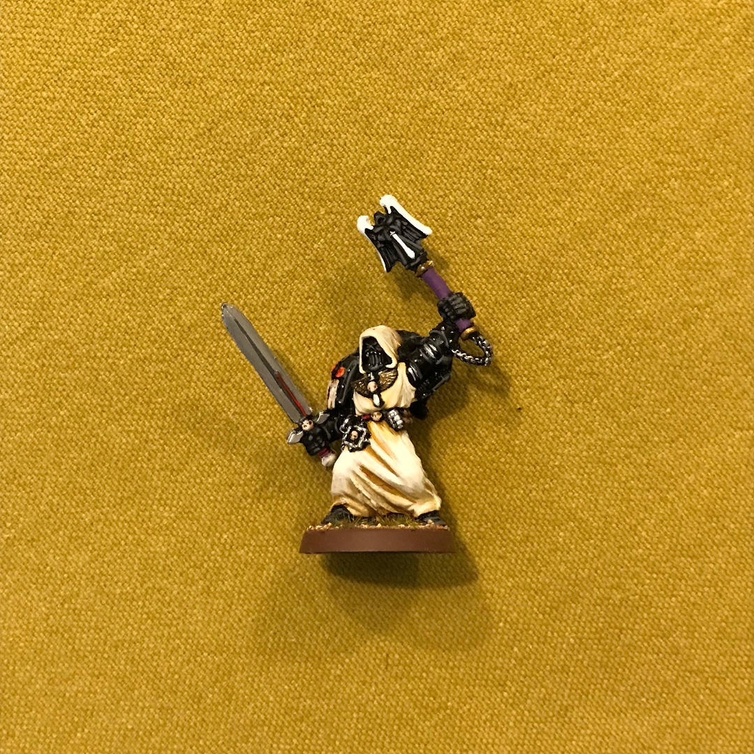 Warhammer 40K Dark Angels Master Interrogator-Chaplain Asmodai Painted ...