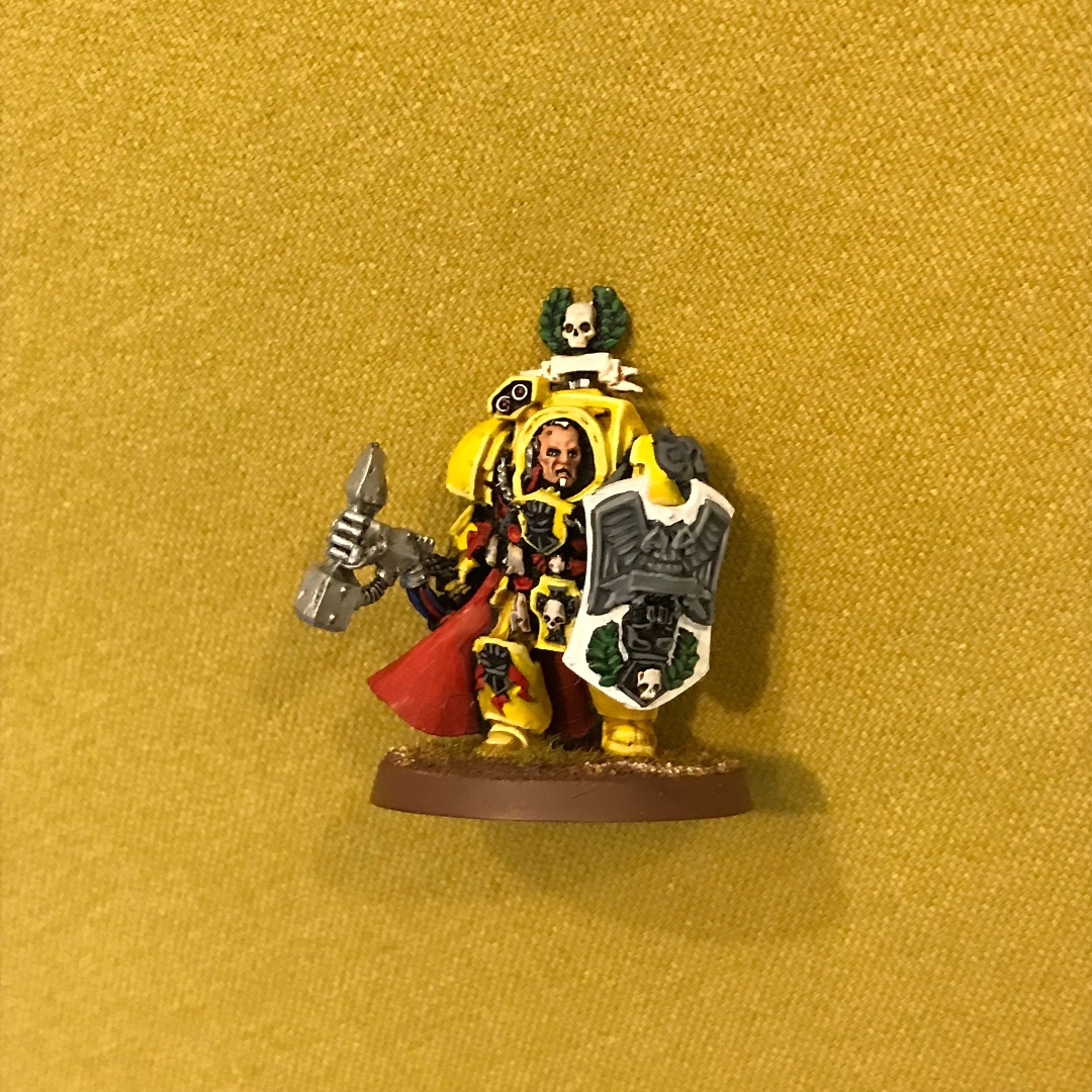 Warhammer 40K Imperial Fists Captain Darnath Lysander Painted Model ...