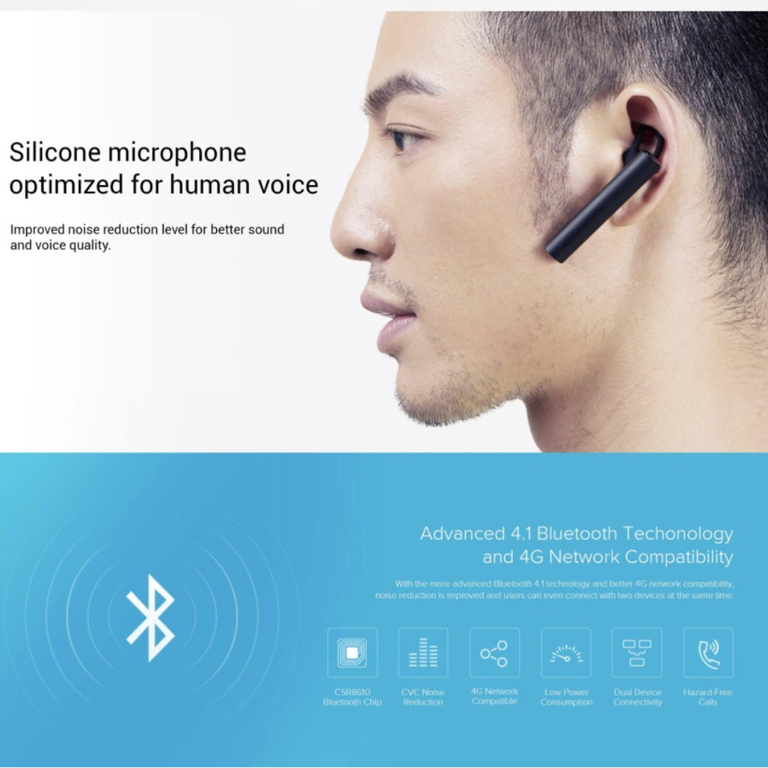 Xiaomi Mi Bluetooth Headset Basic, Audio, Headphones & Headsets on ...