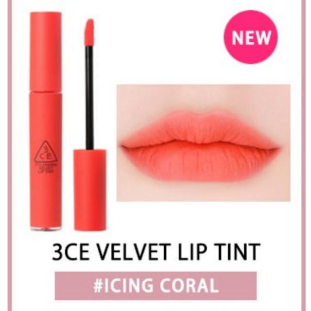 3ce lip tint (icing coral) new shade!, Beauty & Personal Care, Face ...