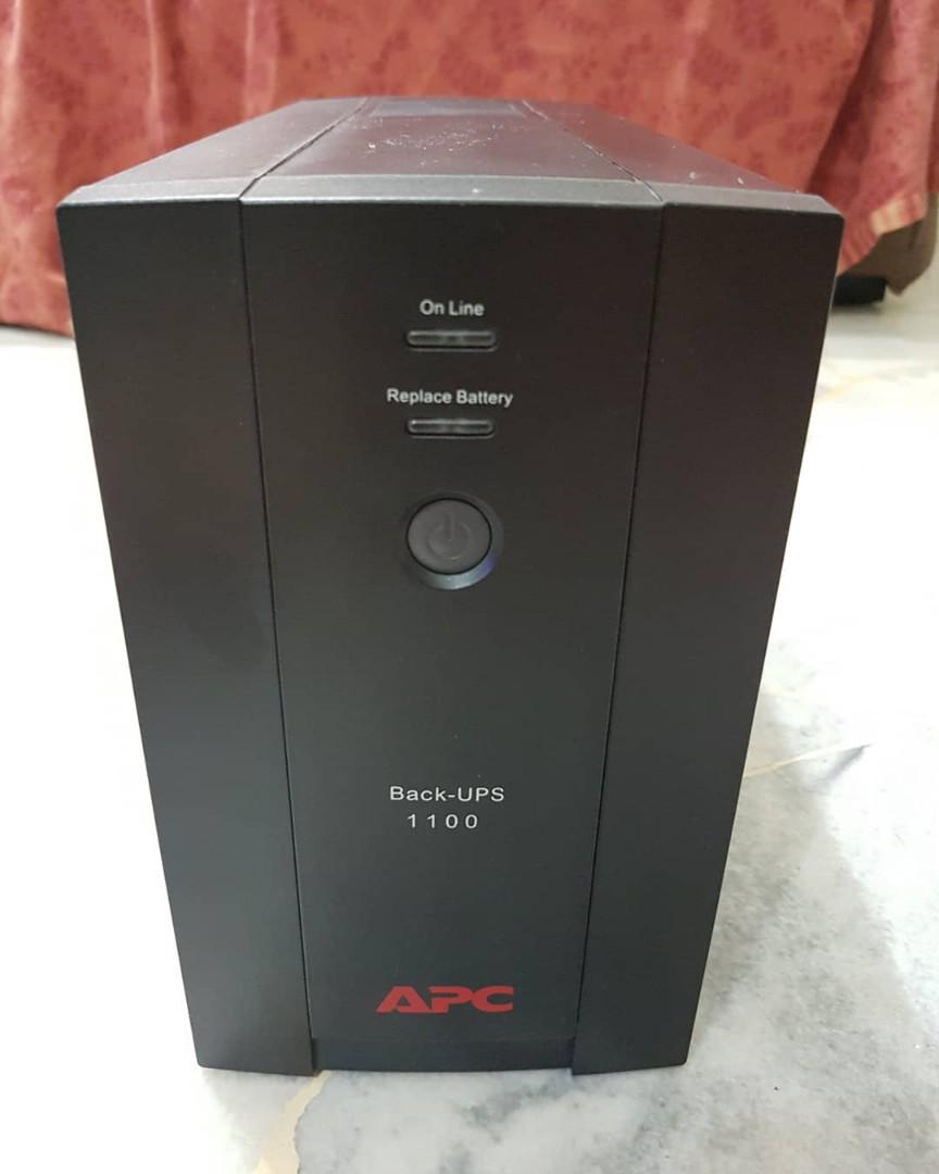 APC Backup-UPS 1100 Battery Backup, Furniture & Home Living, Security ...