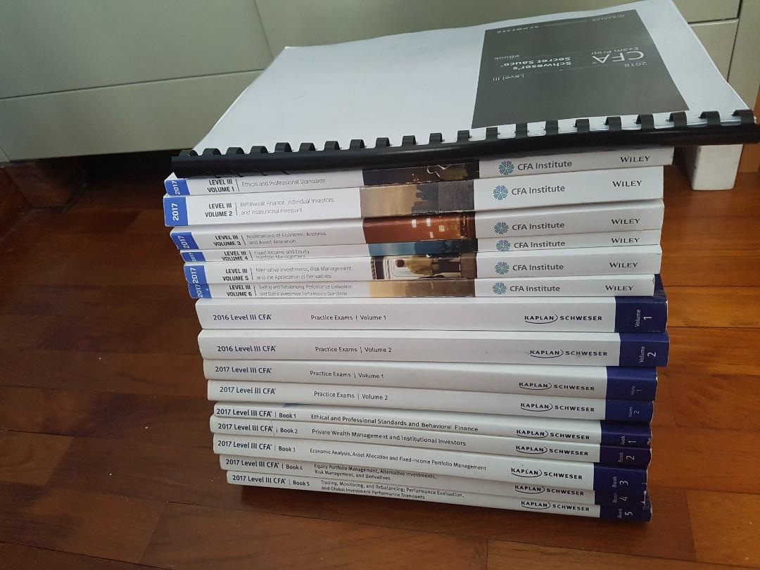CFA Level III Textbooka, Hobbies & Toys, Books & Magazines, Assessment ...