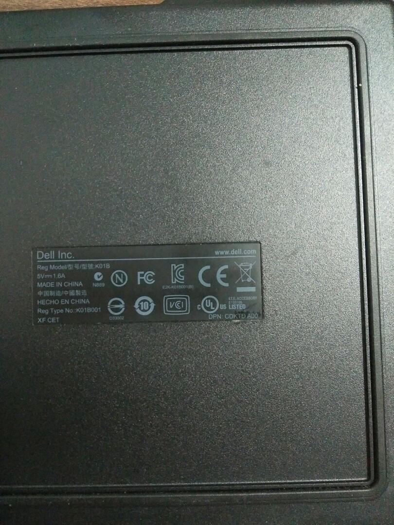 Dell K01B Laptop External USB DVDRW Drive K01B001, Computers & Tech, Parts & Accessories, Hard ...