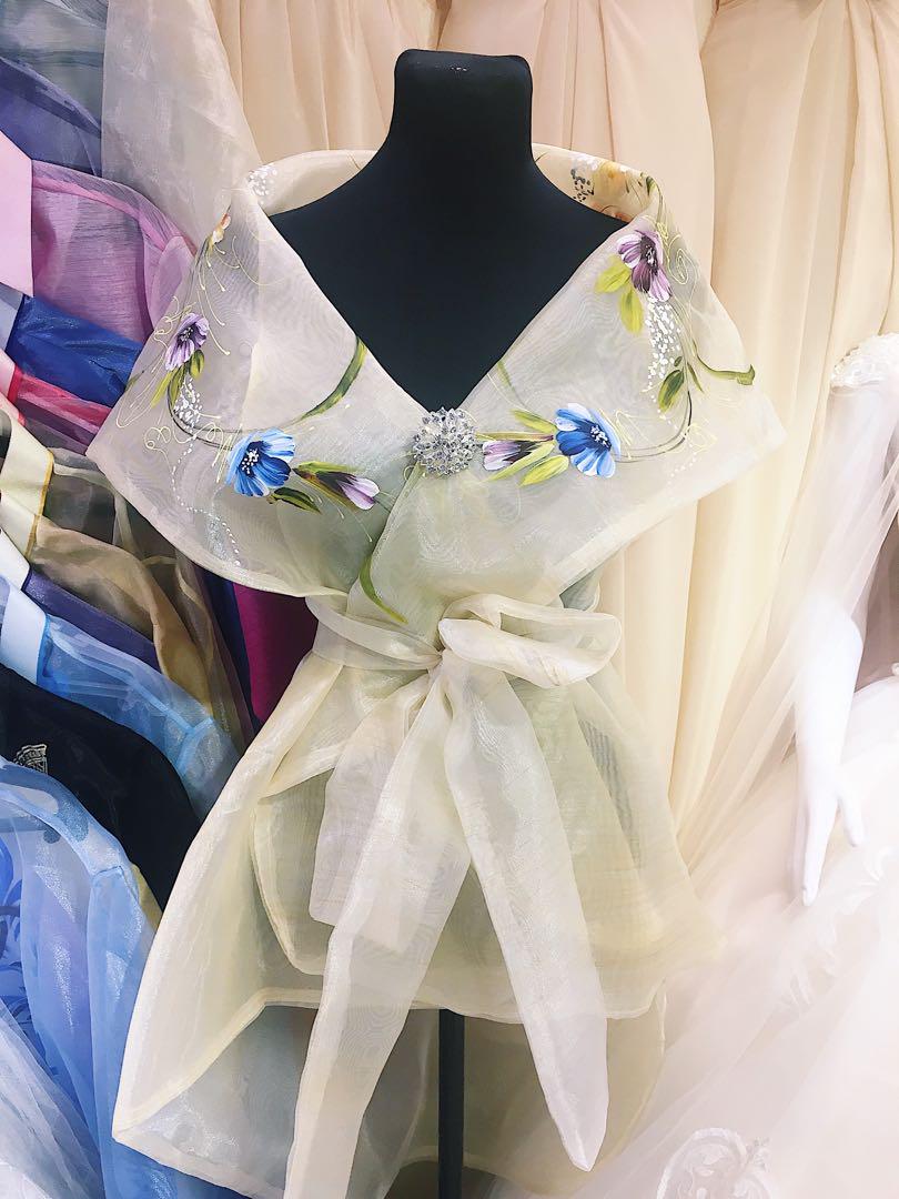 Filipiniana (Panuelo), Women's Fashion, Dresses & Sets, Traditional ...