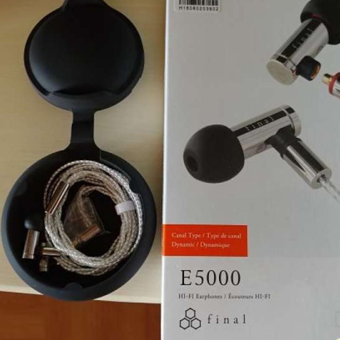 Final Audio E5000 Earphones (Mint New Model), Audio, Earphones on Carousell