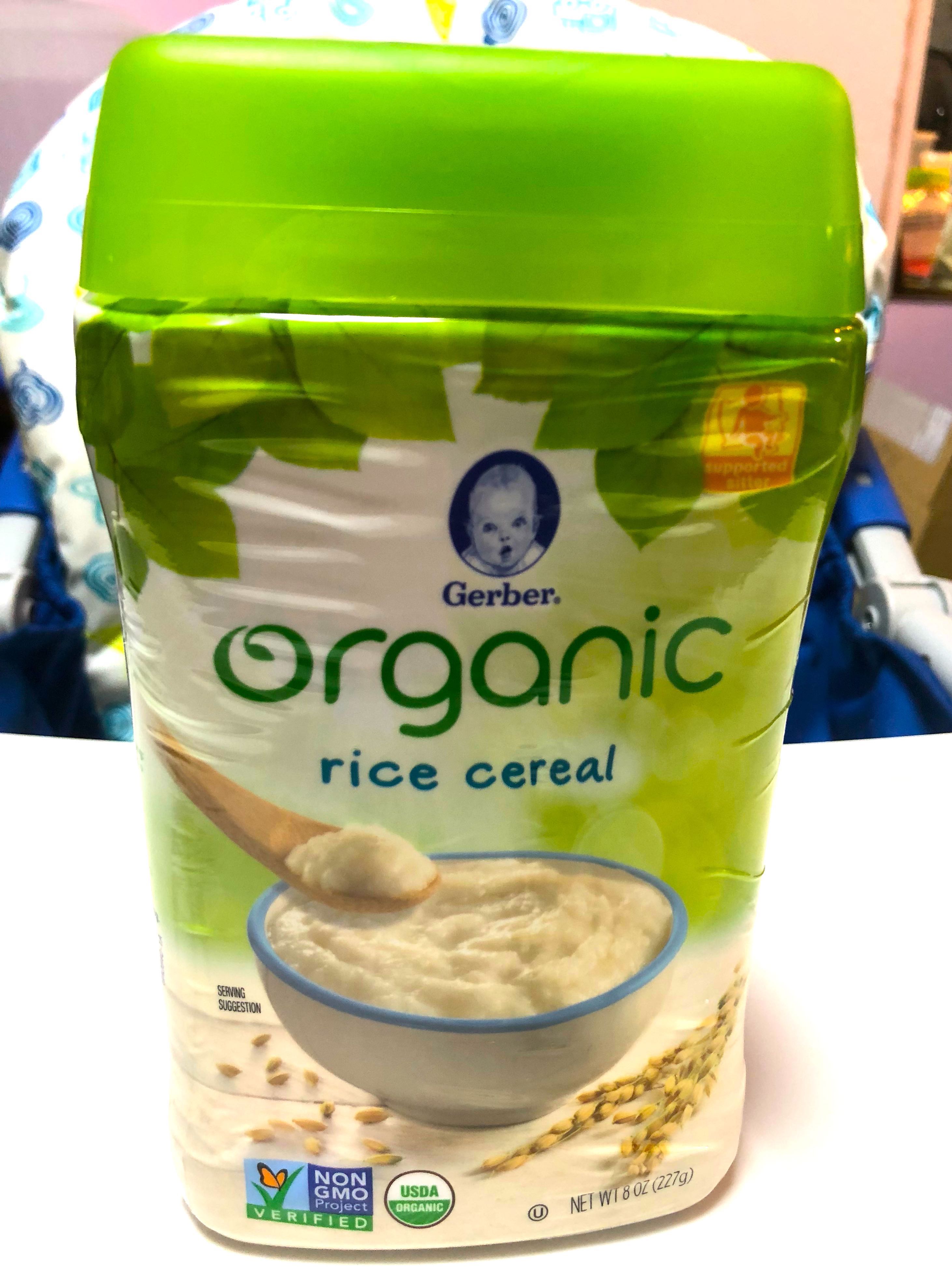 Gerber Organic Rice Cereal, Babies & Kids, Nursing & Feeding, Weaning ...