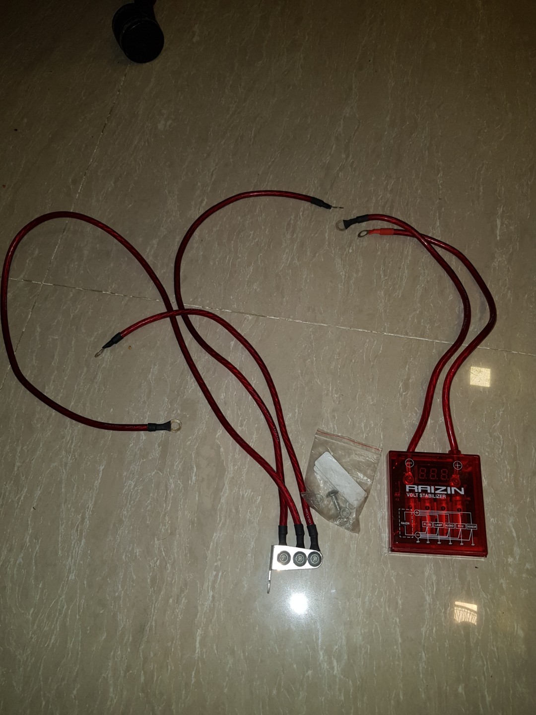 Grounding kit with volt stabilizer, Motorcycles, Motorcycle Accessories ...