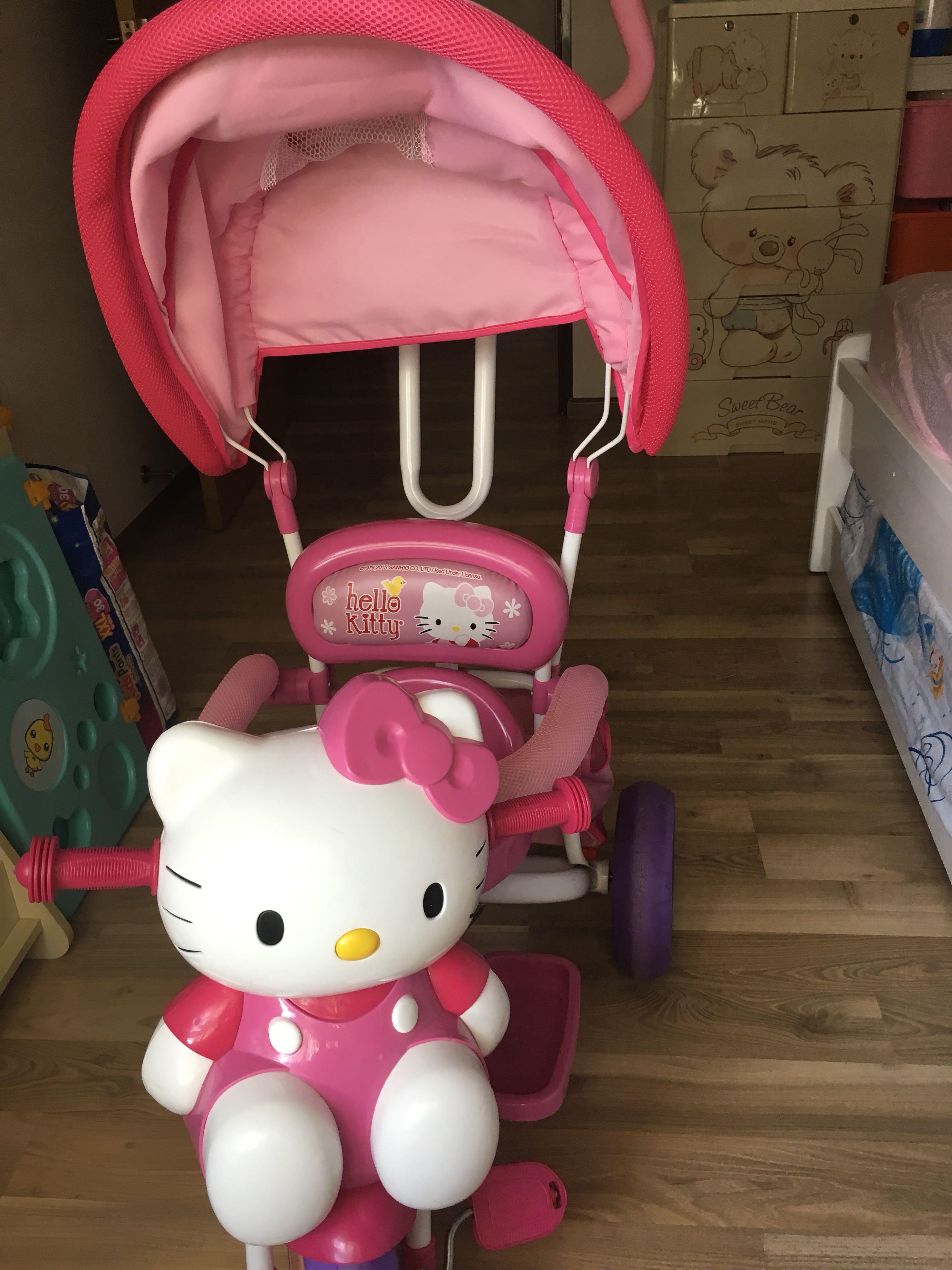 Hello Kitty Tricycle, Babies & Kids, Babies & Kids Fashion on Carousell