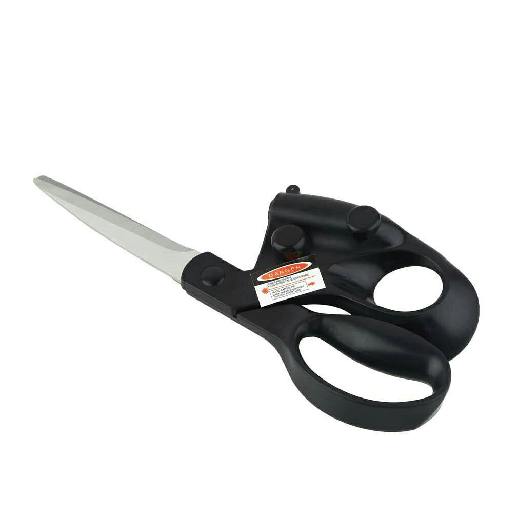 Laser Guided Fabric Scissors Trimmer Sewing Cut Straight Fast Paper ...