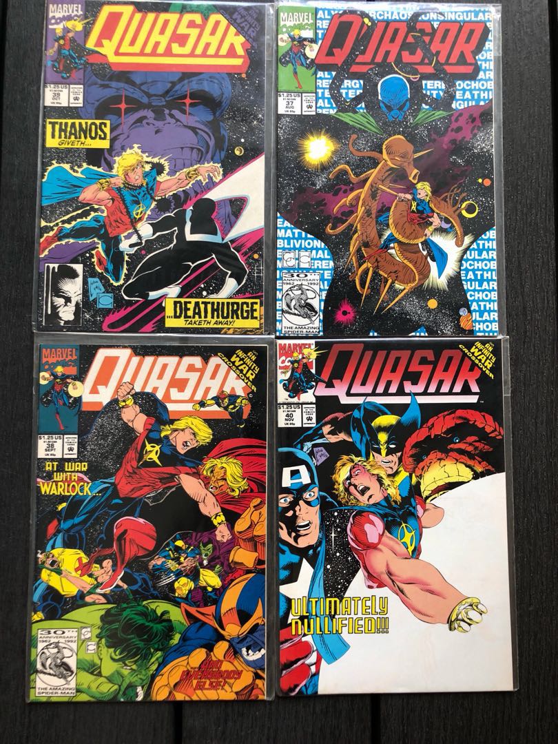 Marvel comics Quasar infinity war crossover , Hobbies & Toys, Books ...