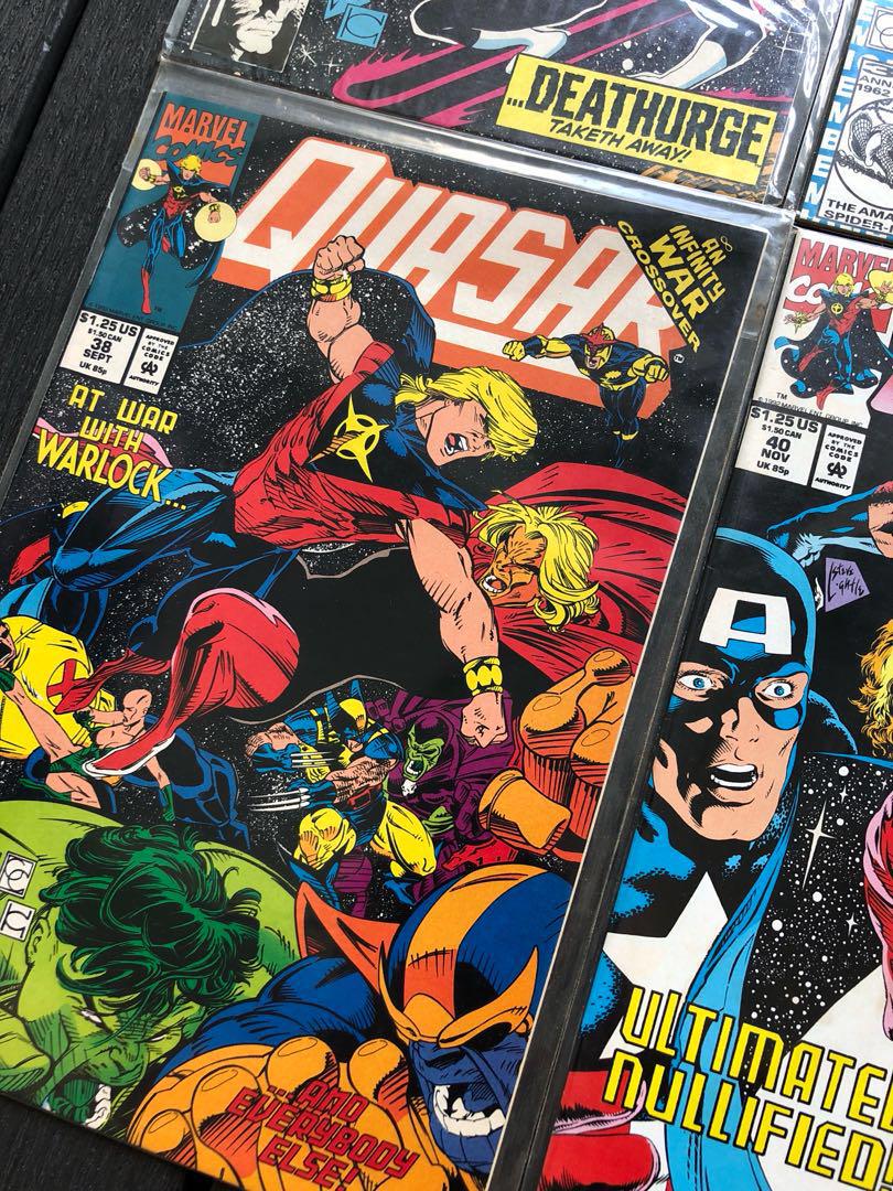 Marvel comics Quasar infinity war crossover , Hobbies & Toys, Books ...