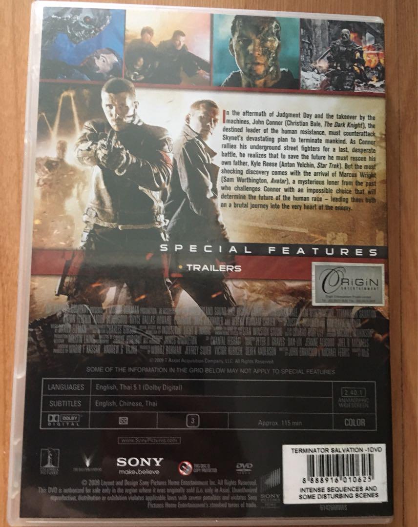Movie DVD - Terminator Salvation, Hobbies & Toys, Music & Media, CDs ...