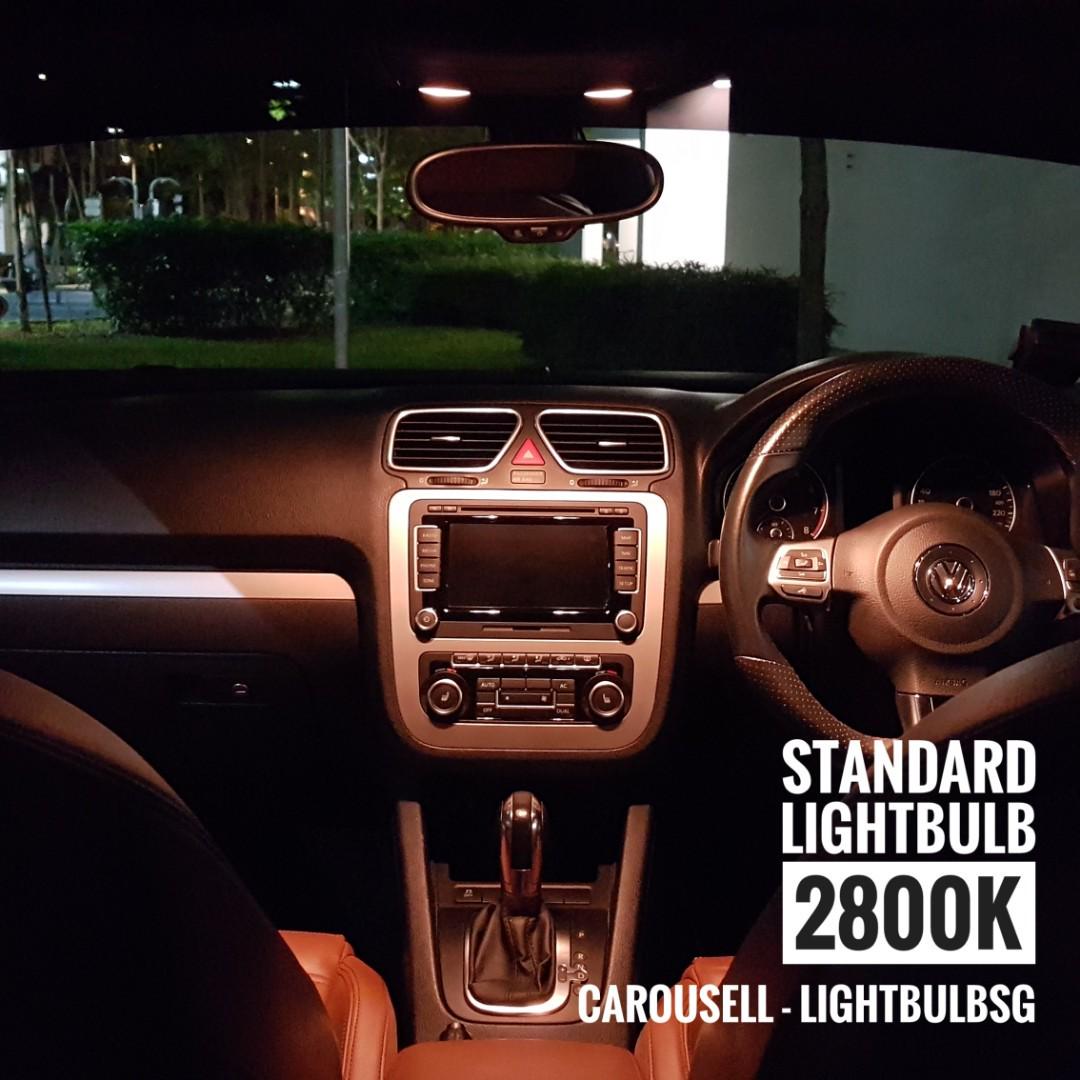 Car and motorcycle Cabin. License. Pole Light - Philips Whitevision W5W ...