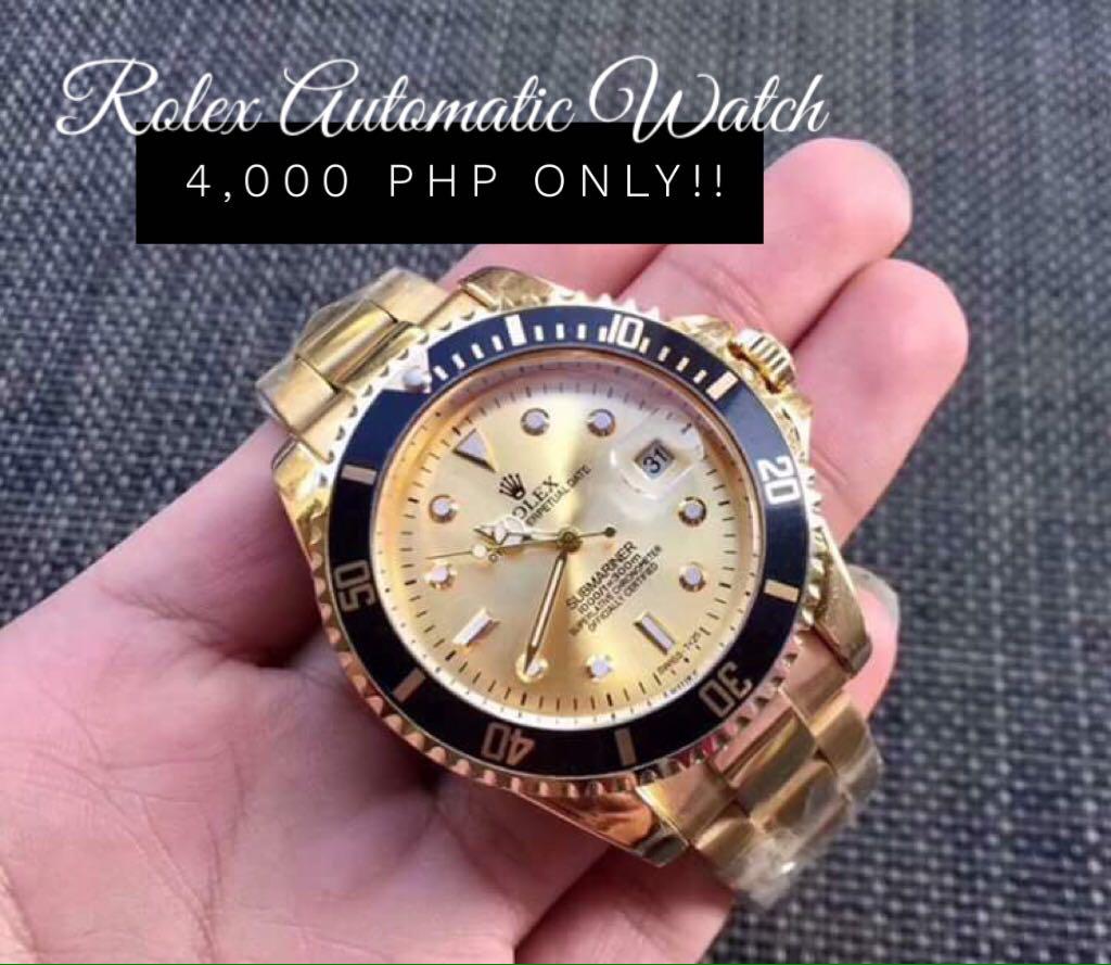 Rolex Automatic Watch, Men's Fashion, Watches & Accessories, Watches on ...