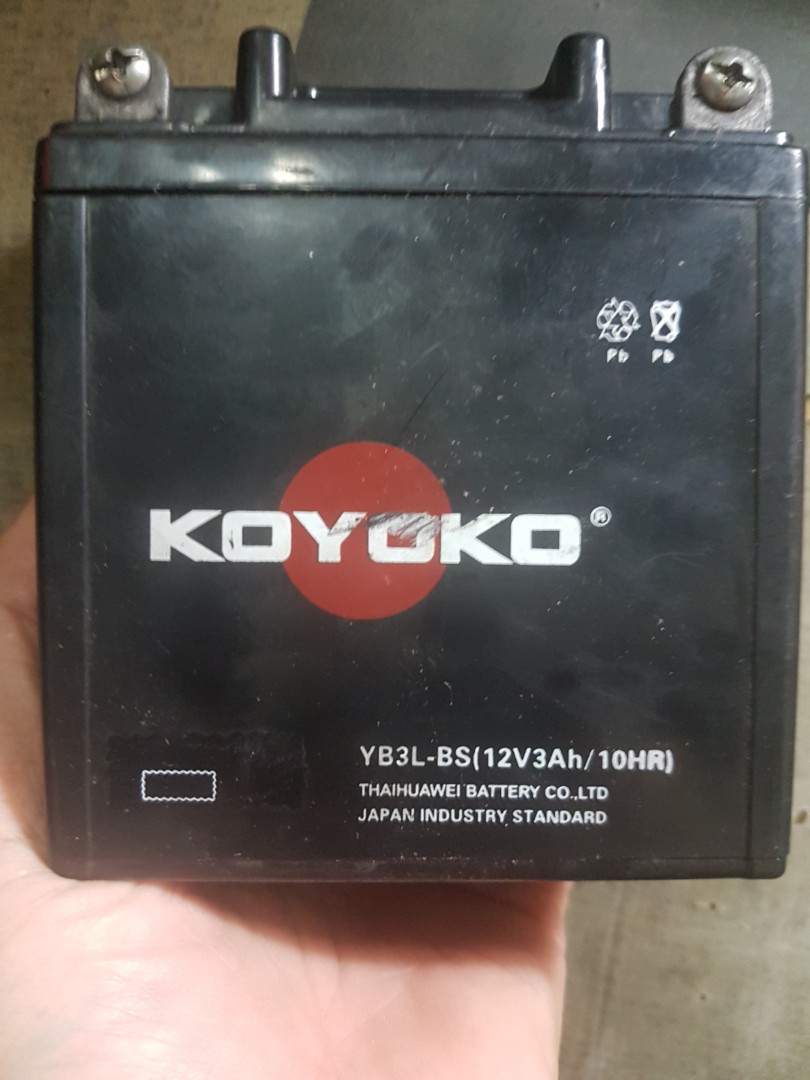 RXZ YAHAMA koyoko battery, Motorcycles, Motorcycle Accessories on Carousell
