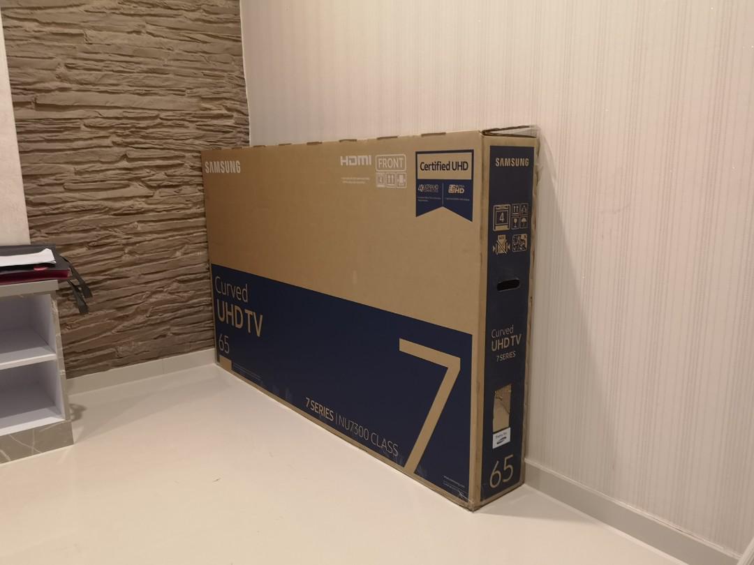 Samsung 65" Curved UHD TV Box, TV & Home Appliances, TV & Entertainment ...