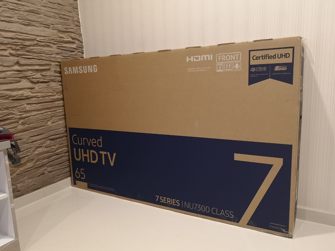 Samsung 65 Curved UHD TV Box Home Appliances TVs Entertainment Samsung 65 Curved UHD TV Box Home Appliances TVs Entertainment