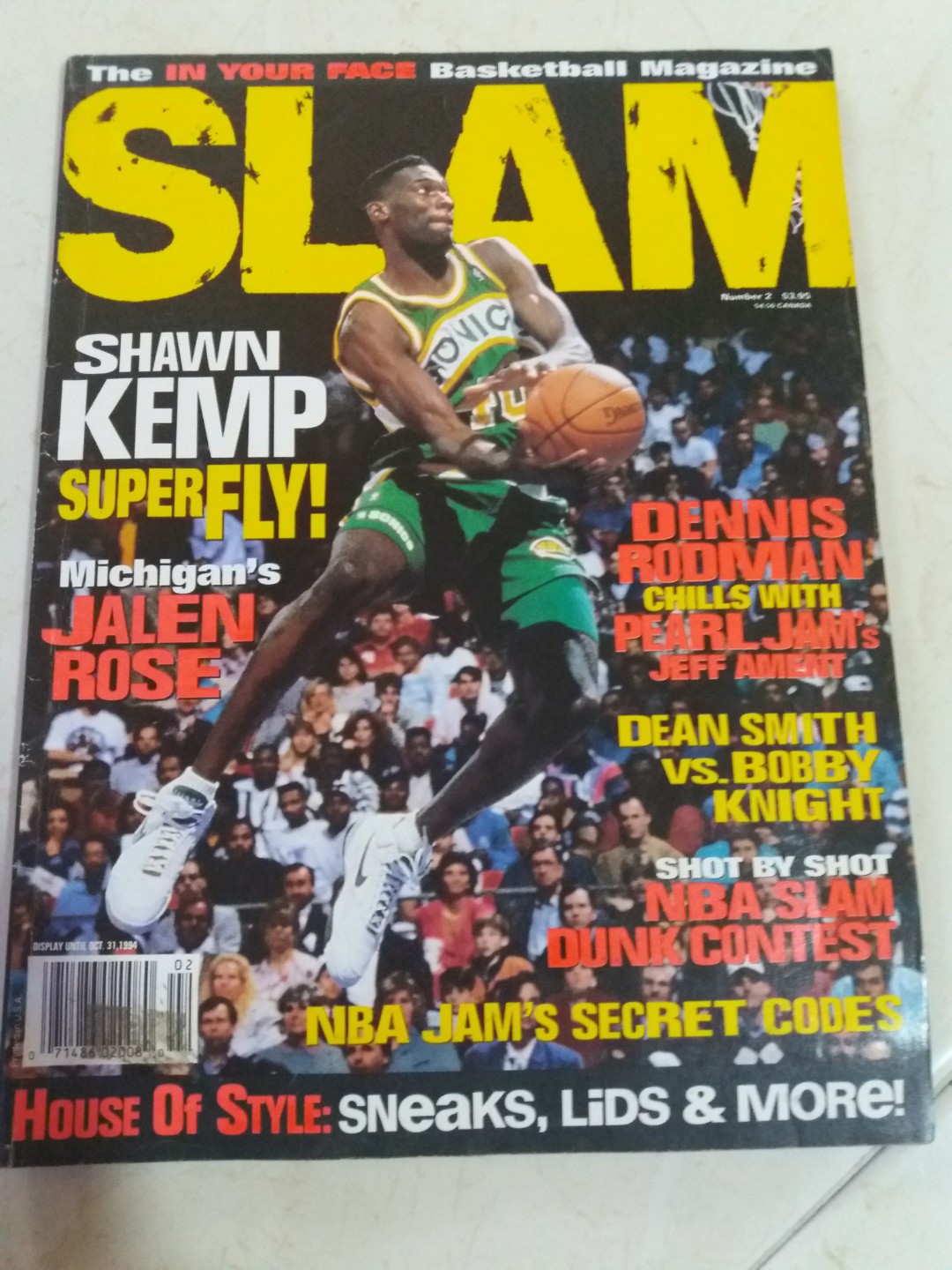 Slam basketball magazine (Shawn kemp), Hobbies & Toys, Books ...