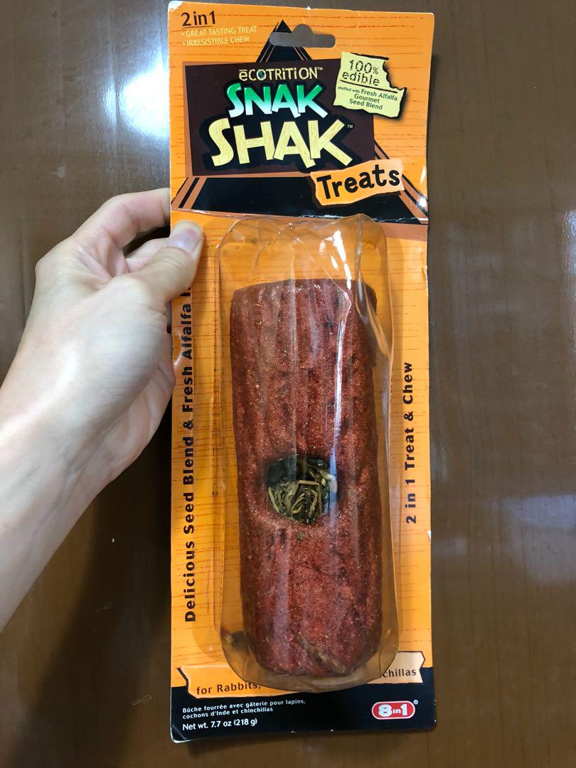 Snack Shack edible log and treat for small animals including rabbits ...
