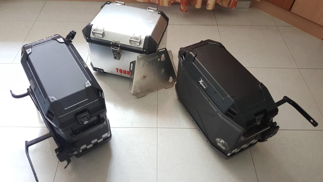 Top and side boxes, Motorcycles, Motorcycle Accessories on Carousell