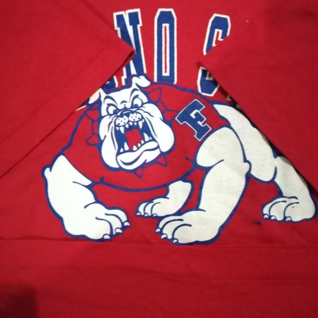 Vintage Fresno State Bulldogs Kain 50/50, Men's Fashion, Tops & Sets ...