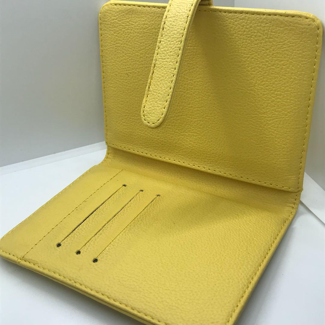 Yellow Passbook Holder, Women's Fashion, Bags & Wallets, Wallets & Card ...