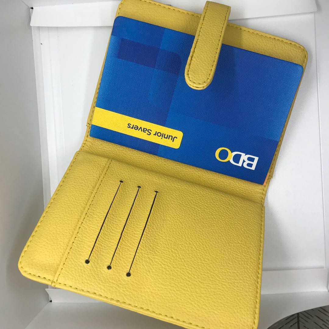 Yellow Passbook Holder, Women's Fashion, Bags & Wallets, Wallets & Card ...