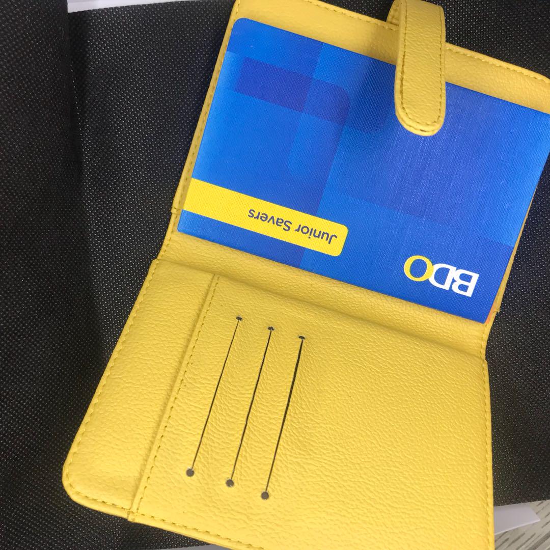 Yellow Passbook Holder, Women's Fashion, Bags & Wallets, Wallets & Card ...