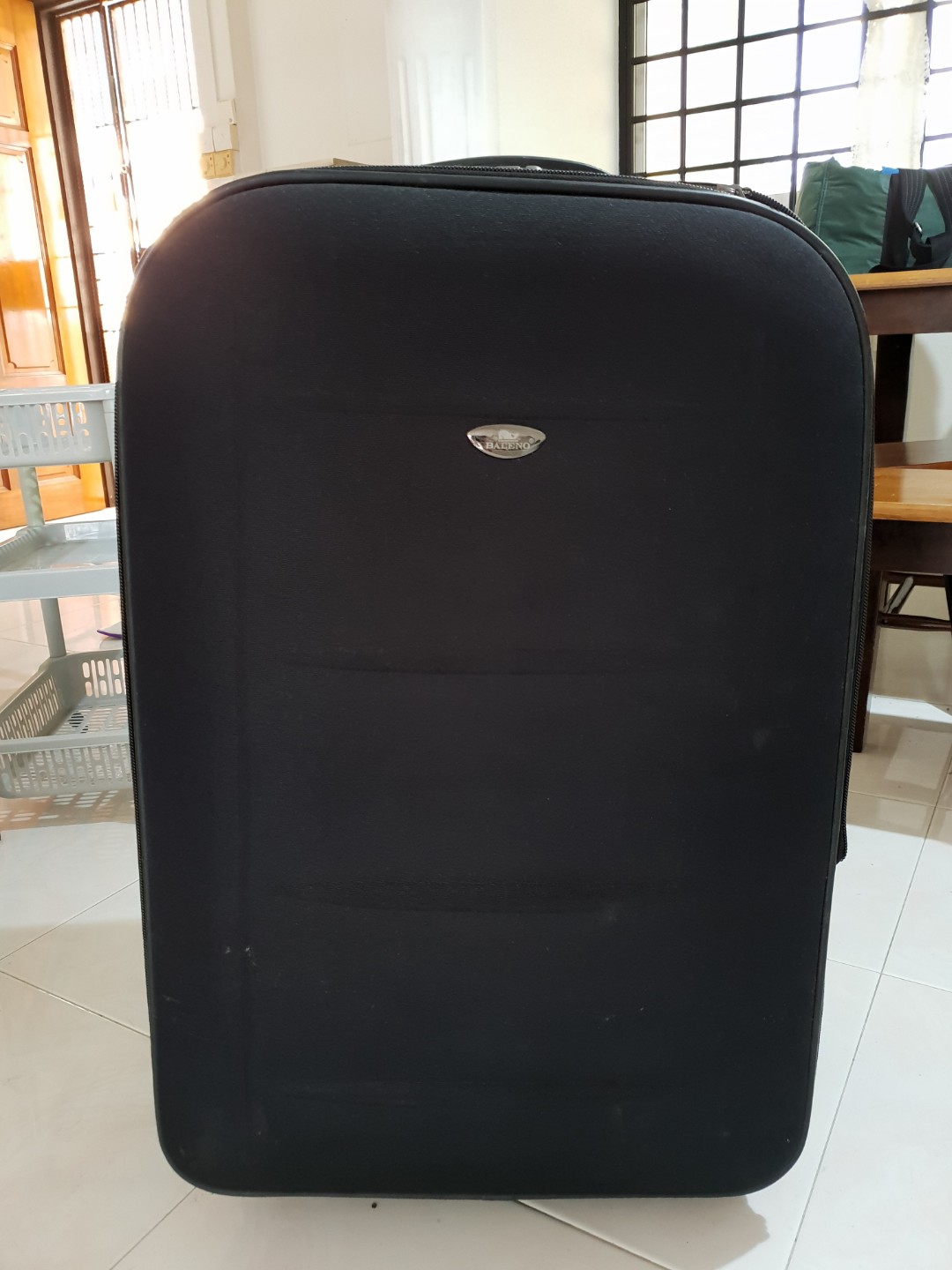 Baleno Dark Blue Big Luggage (Expandable), Hobbies & Toys, Travel ...