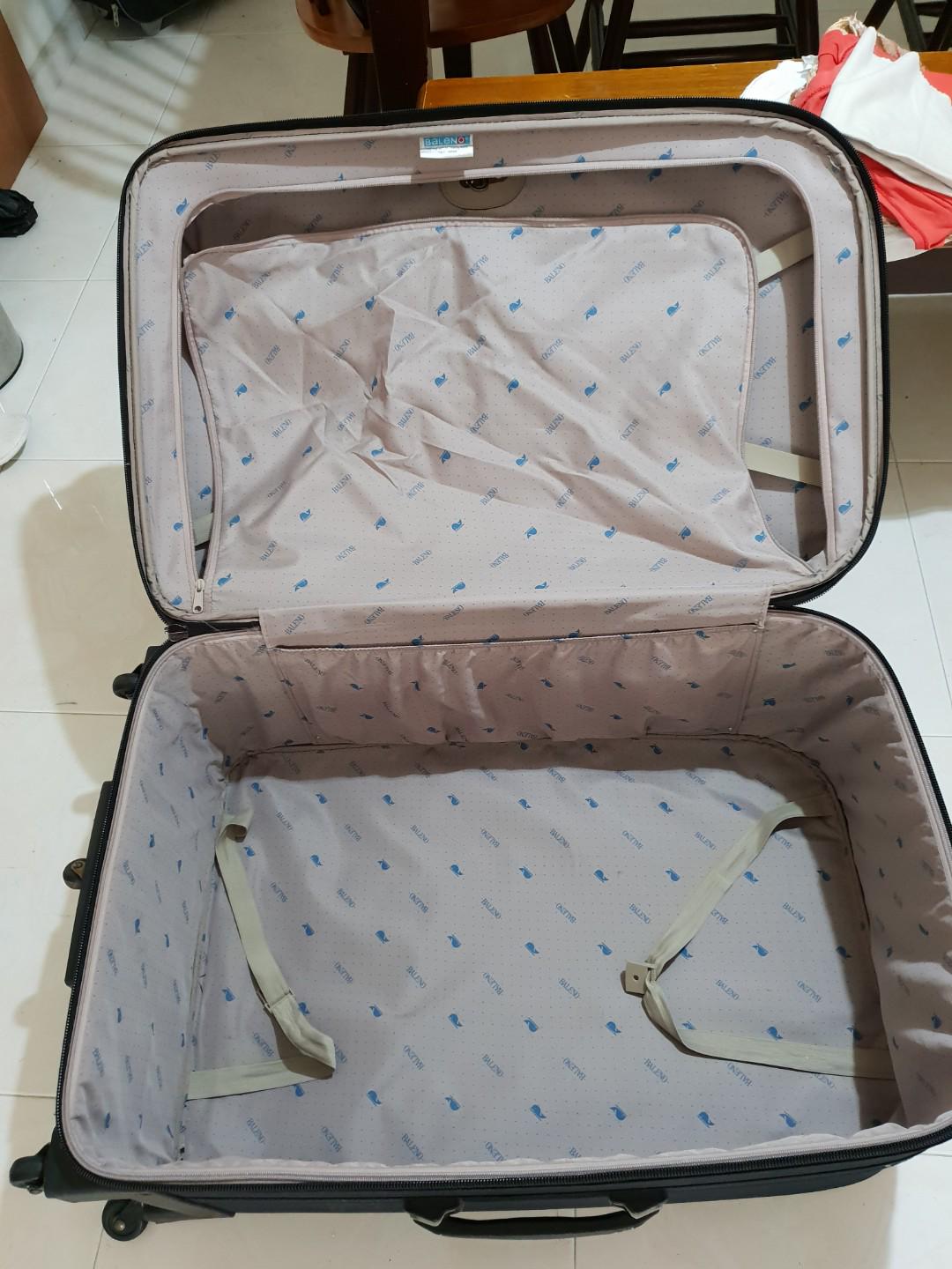 Baleno Dark Blue Big Luggage (Expandable), Hobbies & Toys, Travel ...