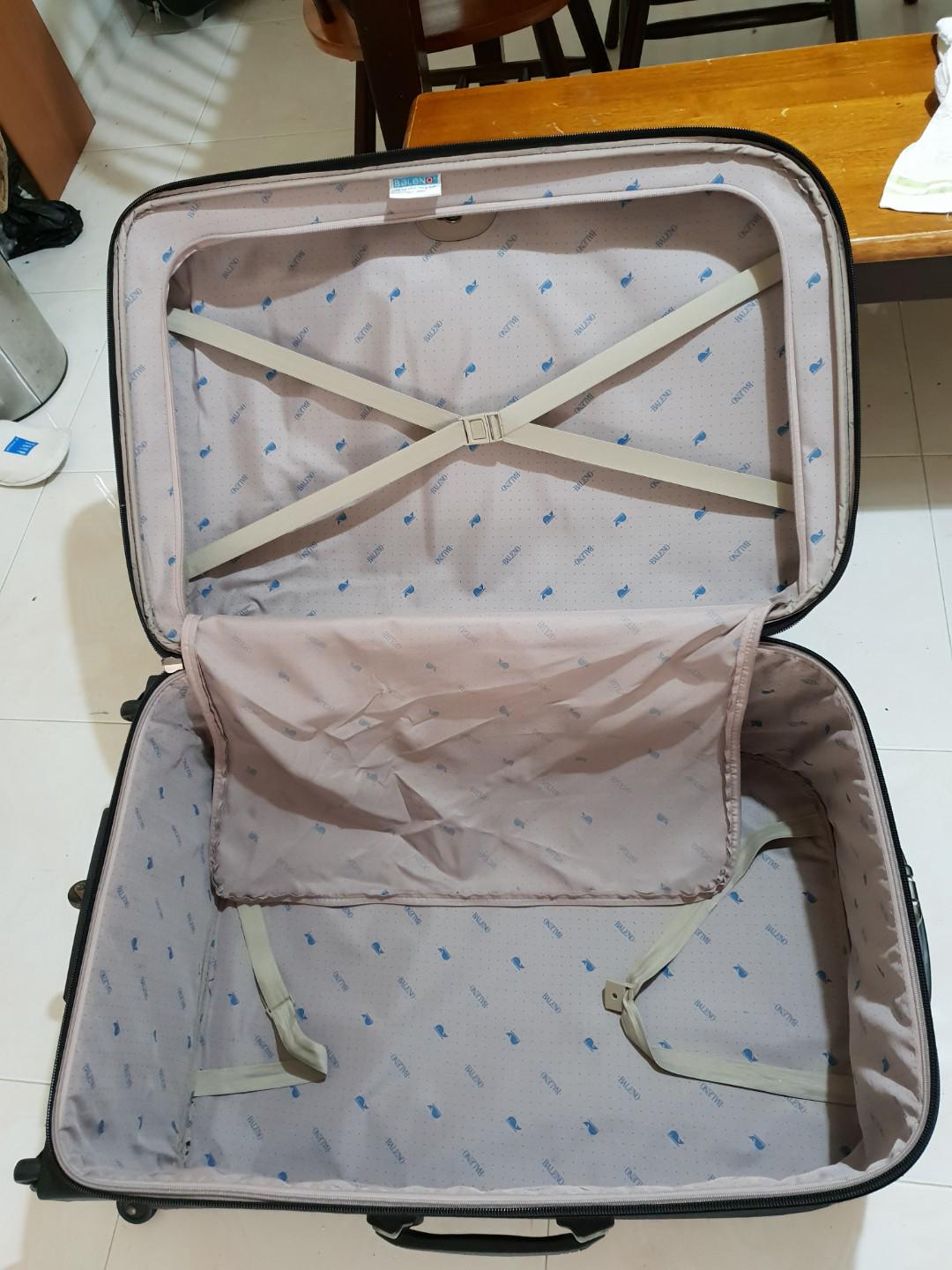 Baleno Dark Blue Big Luggage (Expandable), Hobbies & Toys, Travel ...