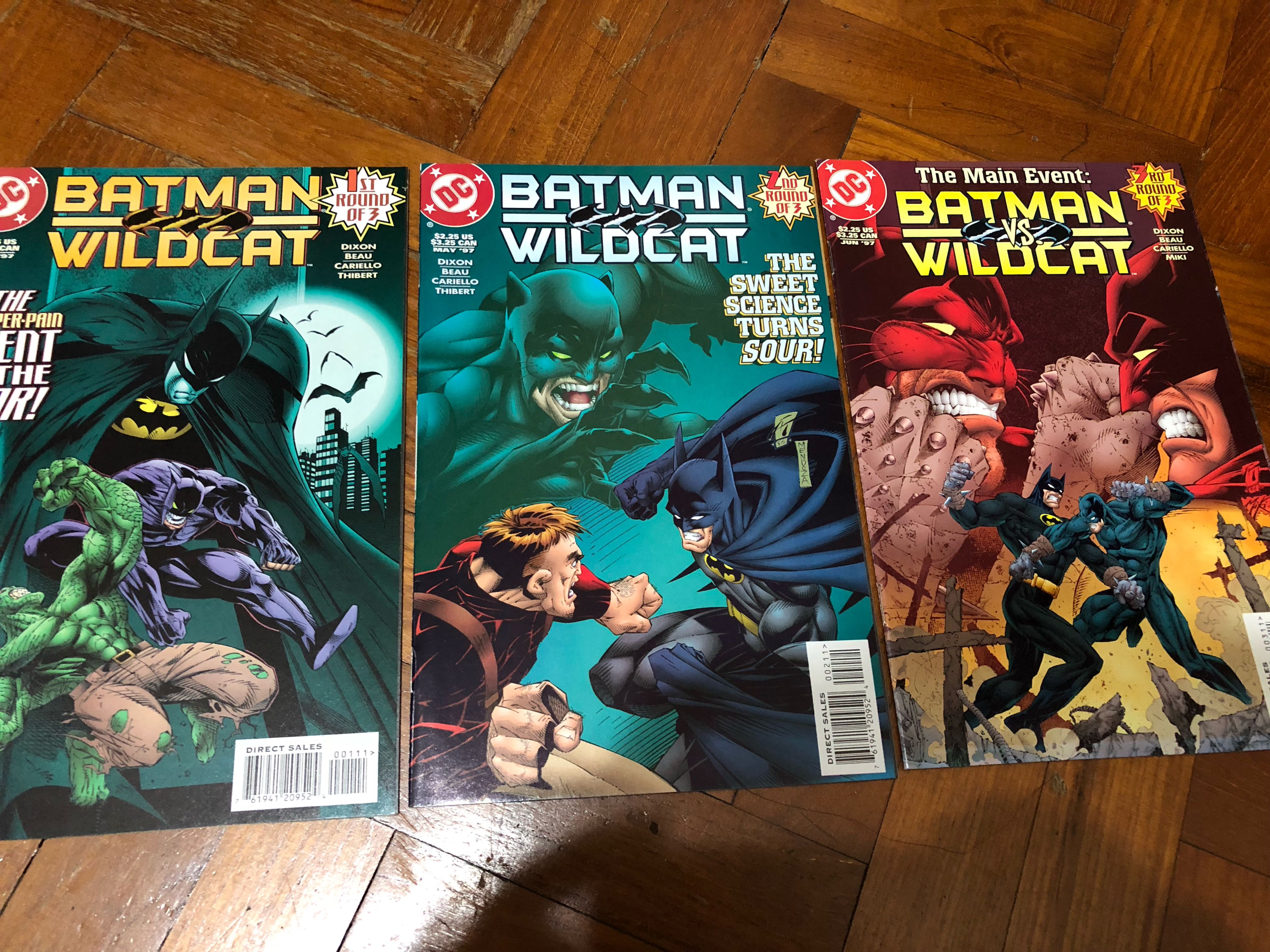 Batman wildcat 1-3 mini series 1997, Hobbies & Toys, Memorabilia ...